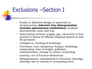 Industrial All Risk insurance Policy IAR | PPTX