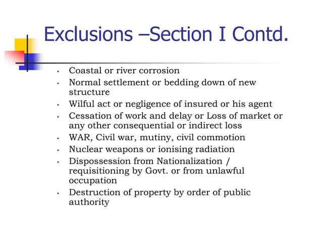 Industrial All Risk insurance Policy IAR | PPTX | Motor Insurance ...