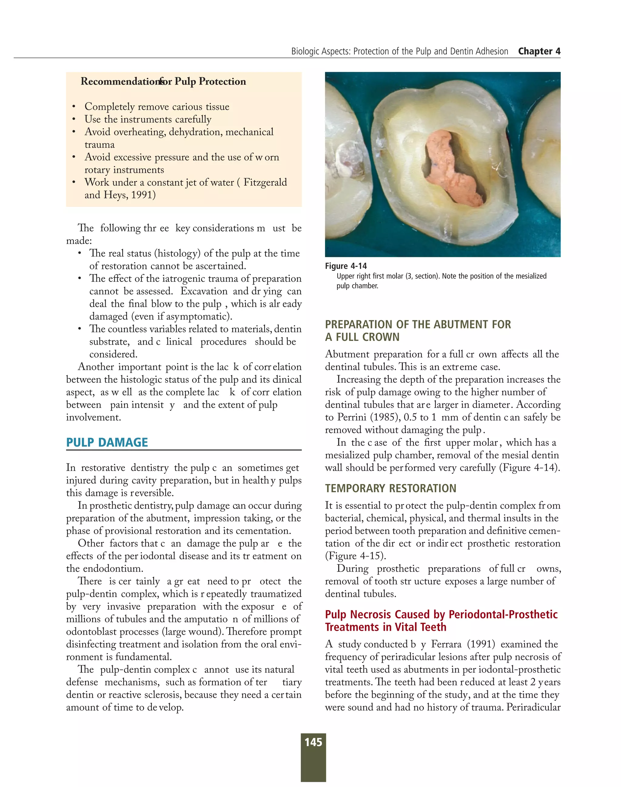 Biologic Aspects Protection of The Pulp And Dentin Adhesion | PDF ...