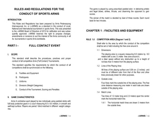 I arnis rules-2015-v03 | PDF