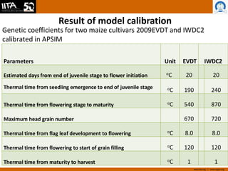 Understanding the response of drought-tolerant maize varieties to ...