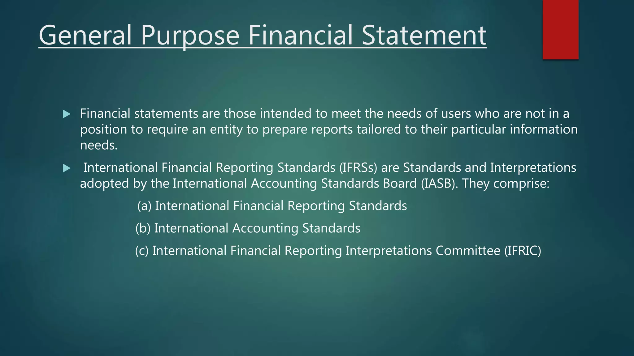 IAS-1: Presentation of Financial Statements | PPTX