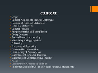 Accounting Ias 1 presentation | PPTX