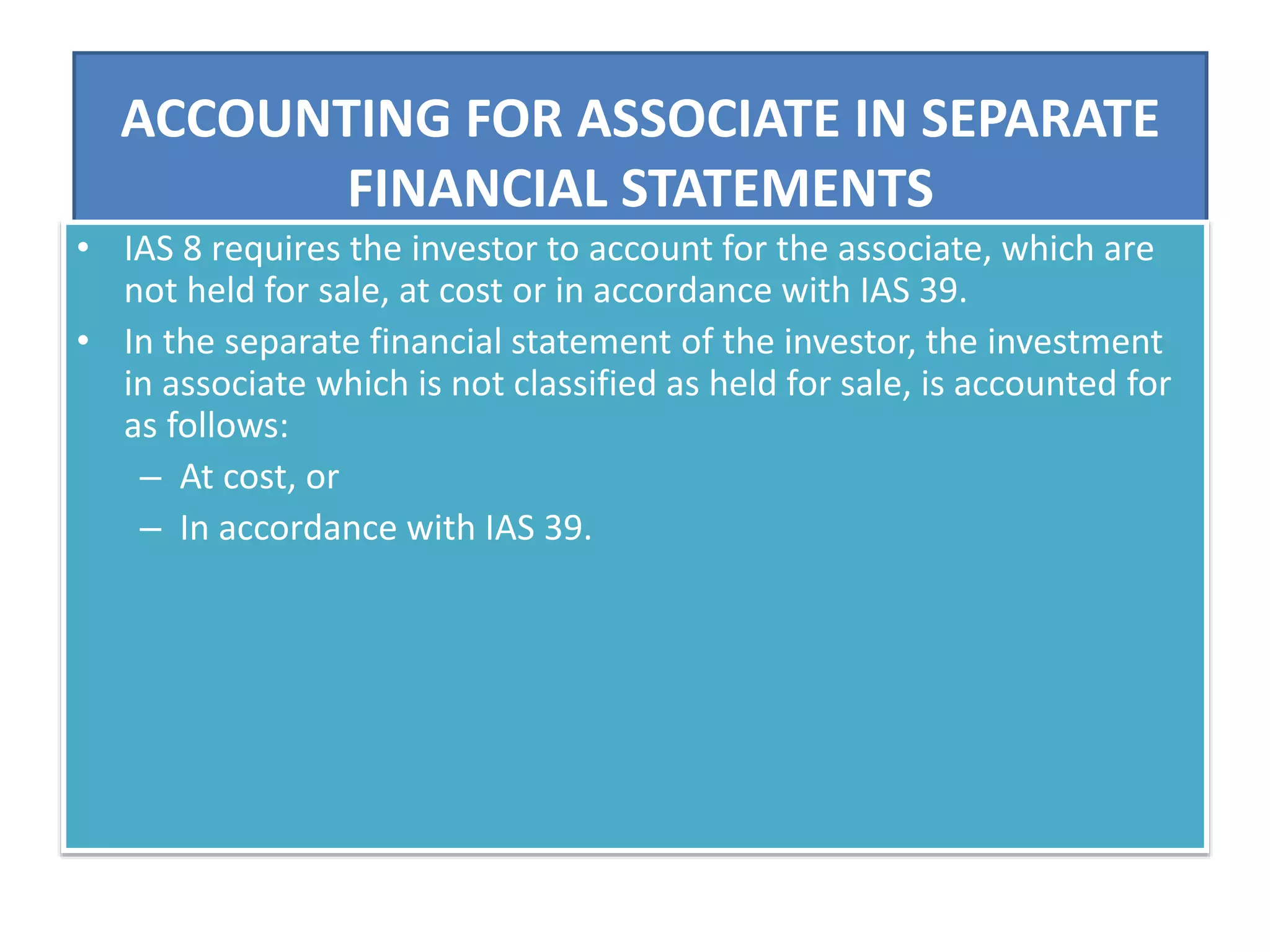 Ias 28 associates | PPTX