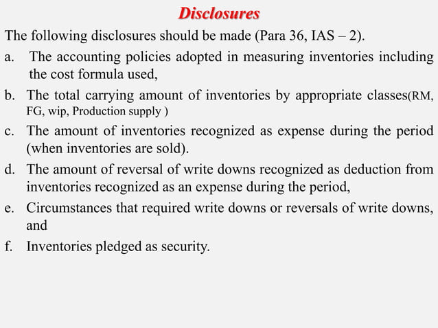 Ind As 2 inventories | PPTX | Business Accounting & Finance | Business