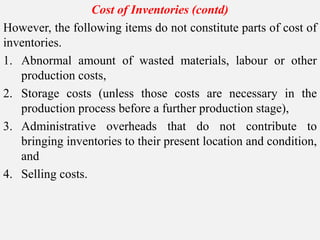 Ind As 2 inventories | PPTX