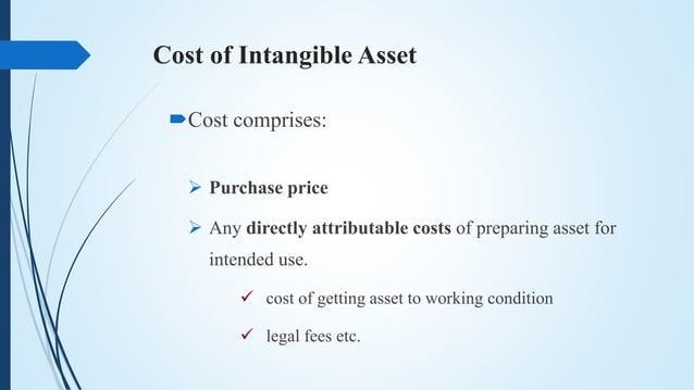 Intangible Assets- IAS 38 | PPTX