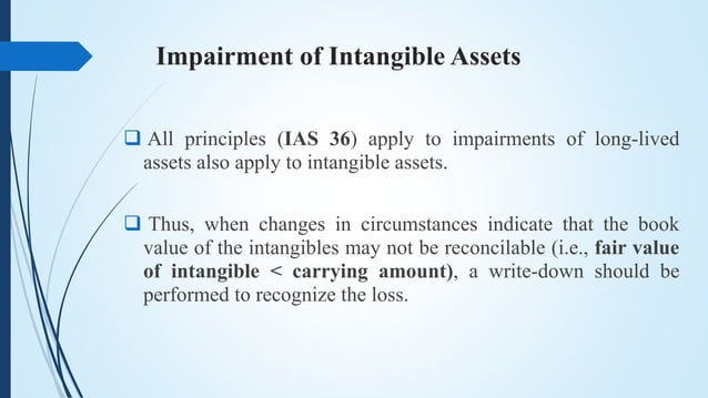 Intangible Assets- IAS 38 | PPTX