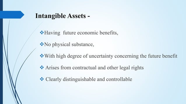 Intangible Assets- IAS 38 | PPTX