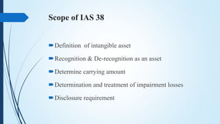 Intangible Assets- IAS 38 | PPTX
