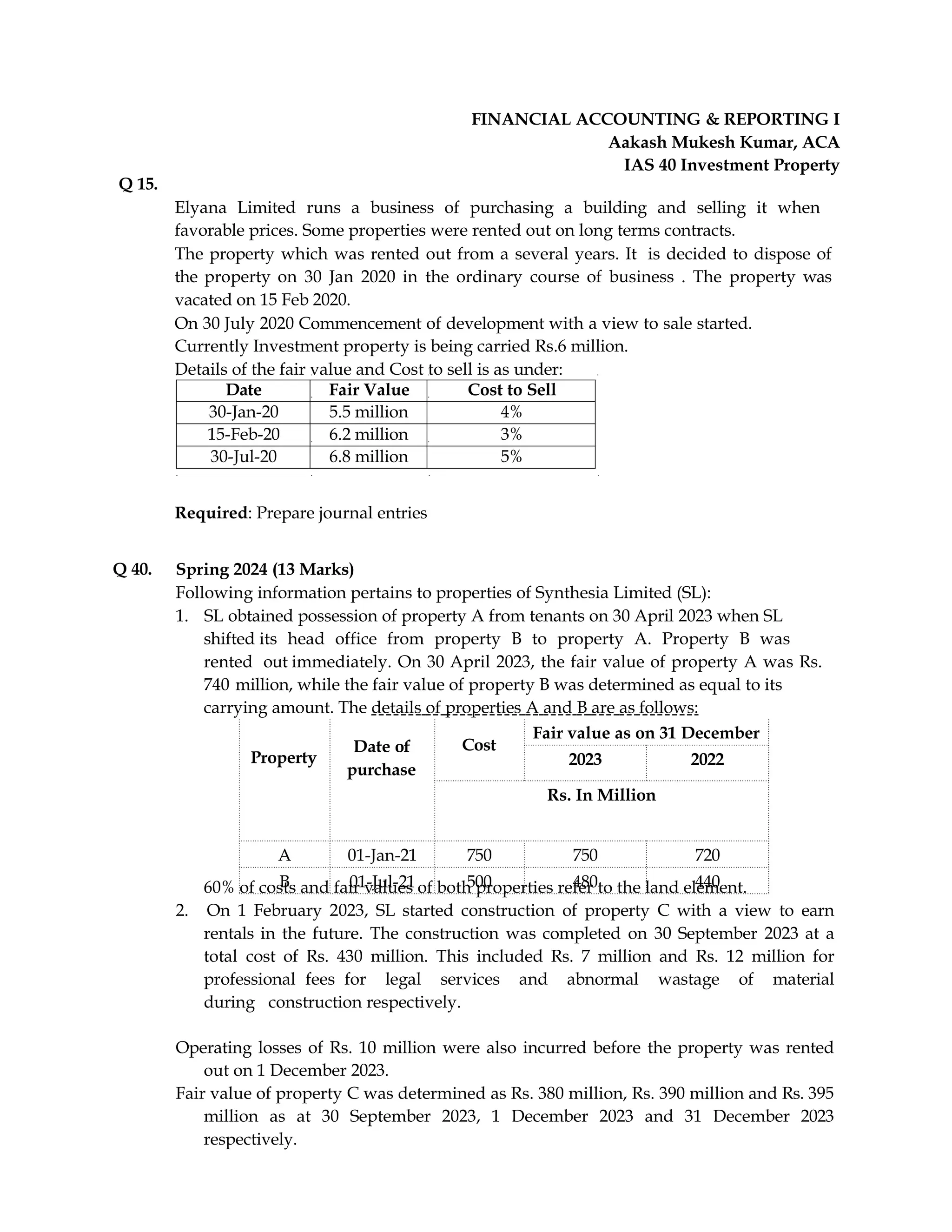 IAS-40 IP Chapter.pptx by sir akash mukesh | PPTX