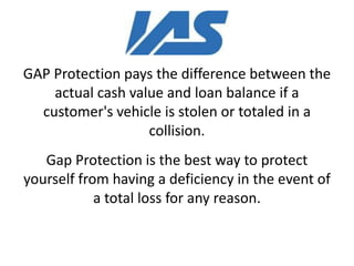 Ias gap insurance | PPT