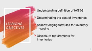 international accounting standards IAS 02. | PPTX