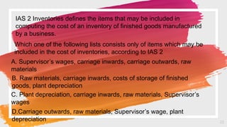 international accounting standards IAS 02. | PPTX