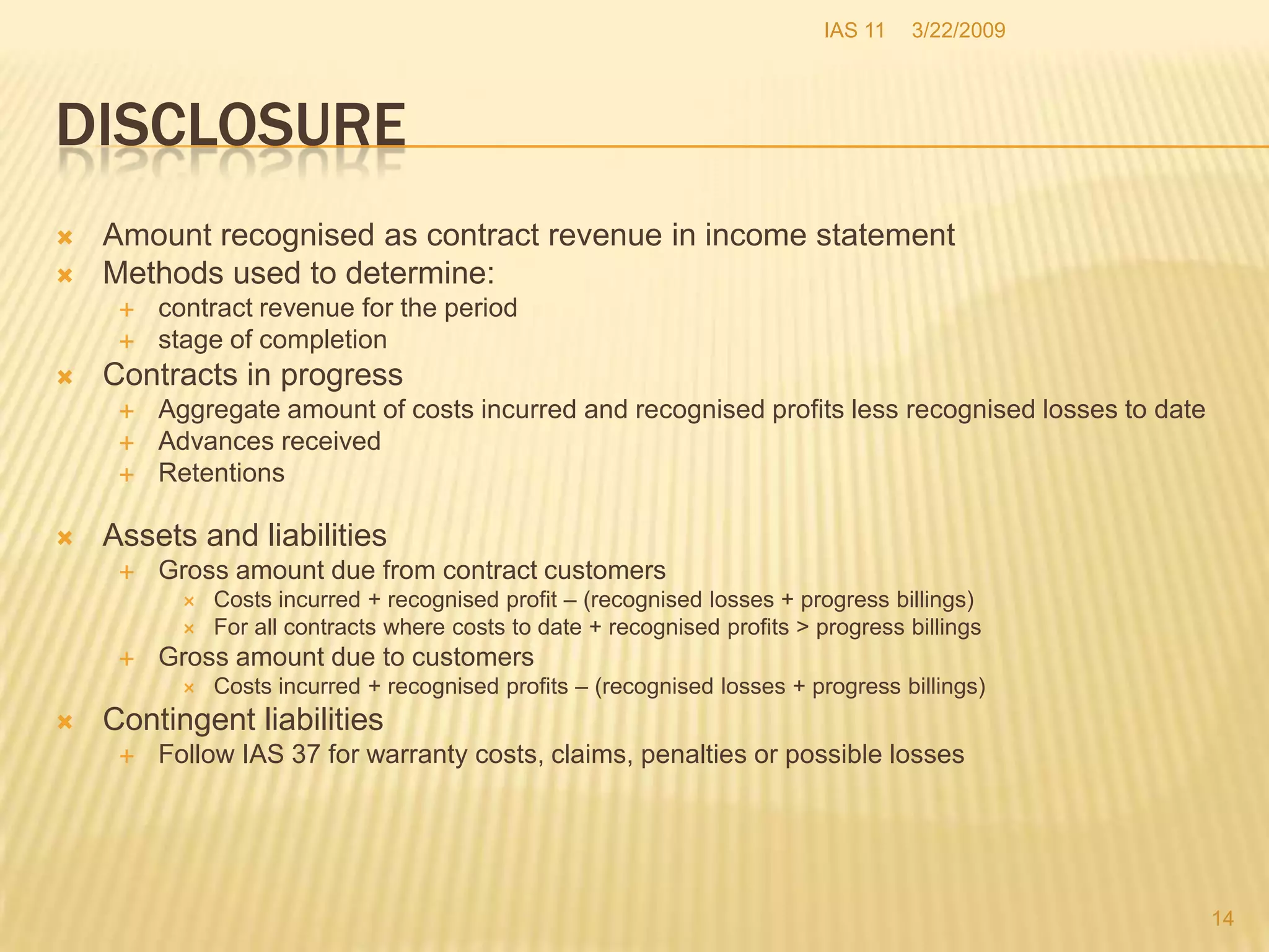 IAS 11 Construction Contracts | PPTX