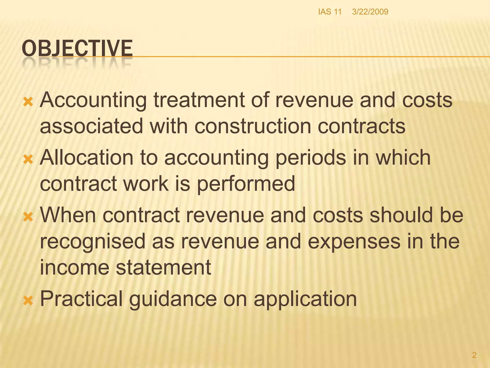 IAS 11 Construction Contracts | PPTX