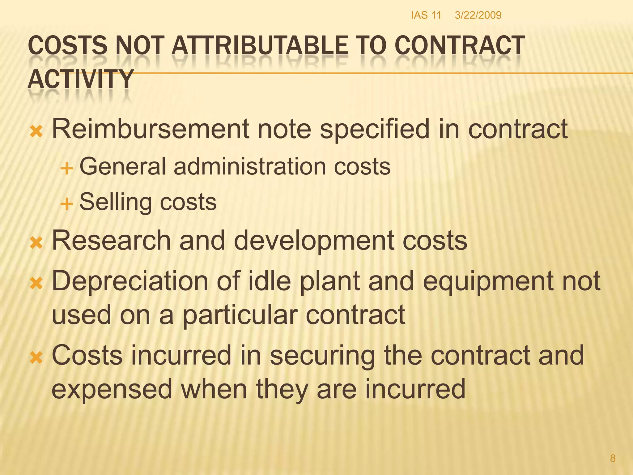 IAS 11 Construction Contracts | PPTX