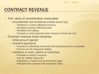 IAS 11 Construction Contracts | PPTX