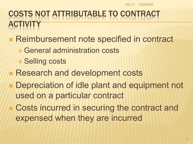 IAS 11 Construction Contracts | PPTX