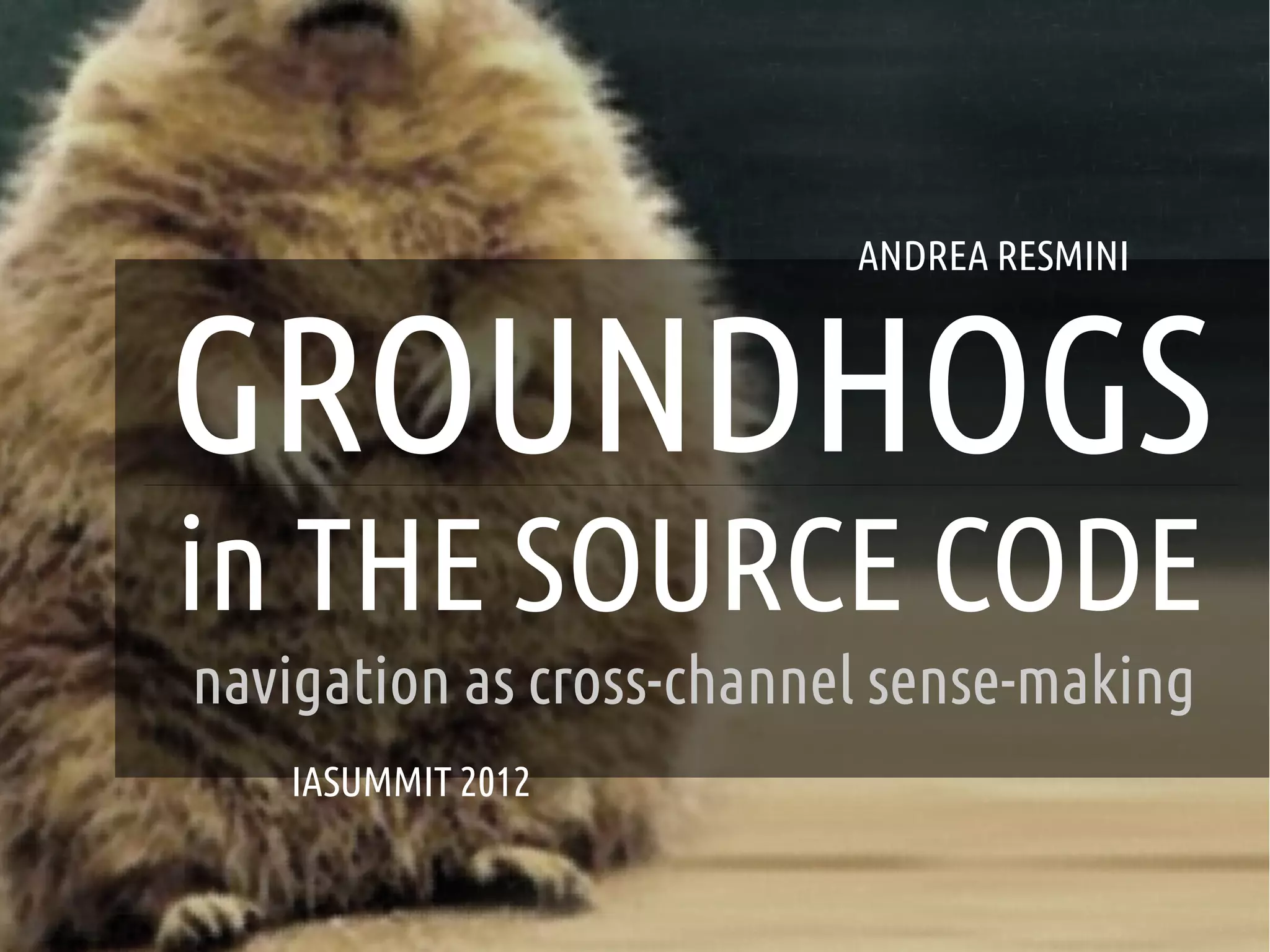 Groundhogs in the Source Code | PDF