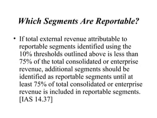 Ias 14 segment reporting | PPT