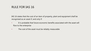 international accounting standards (IAS) 16 | PPTX