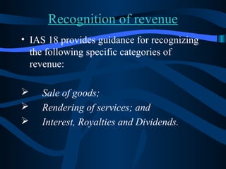 IAS 18 (in Short) | PPT