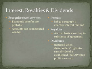 IAS 18 Revenue | PPTX