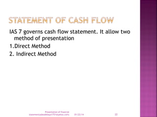 IAS1 INTERNATIONAL ACCOUNTING STANDARD Presentation of Financial ...