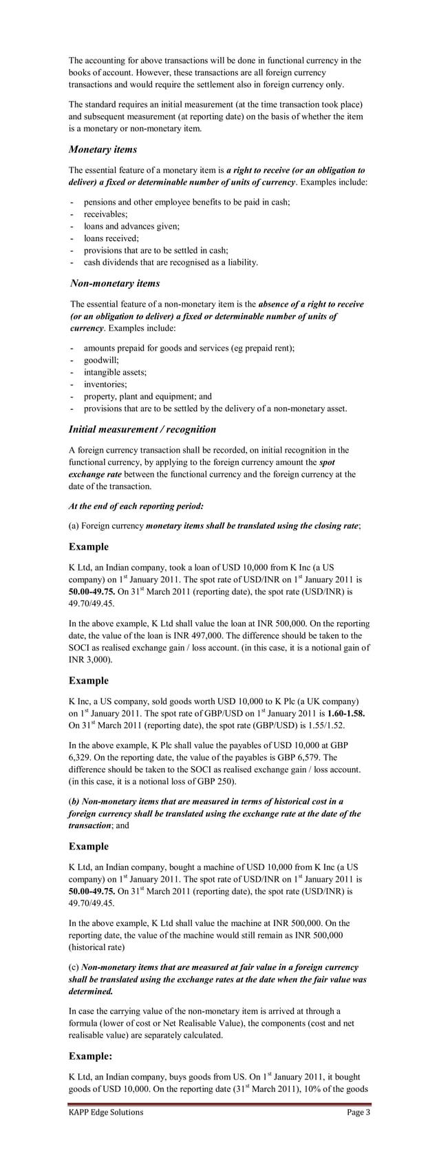 Ias 21 | PDF | Stocks and Bonds | Personal Investing