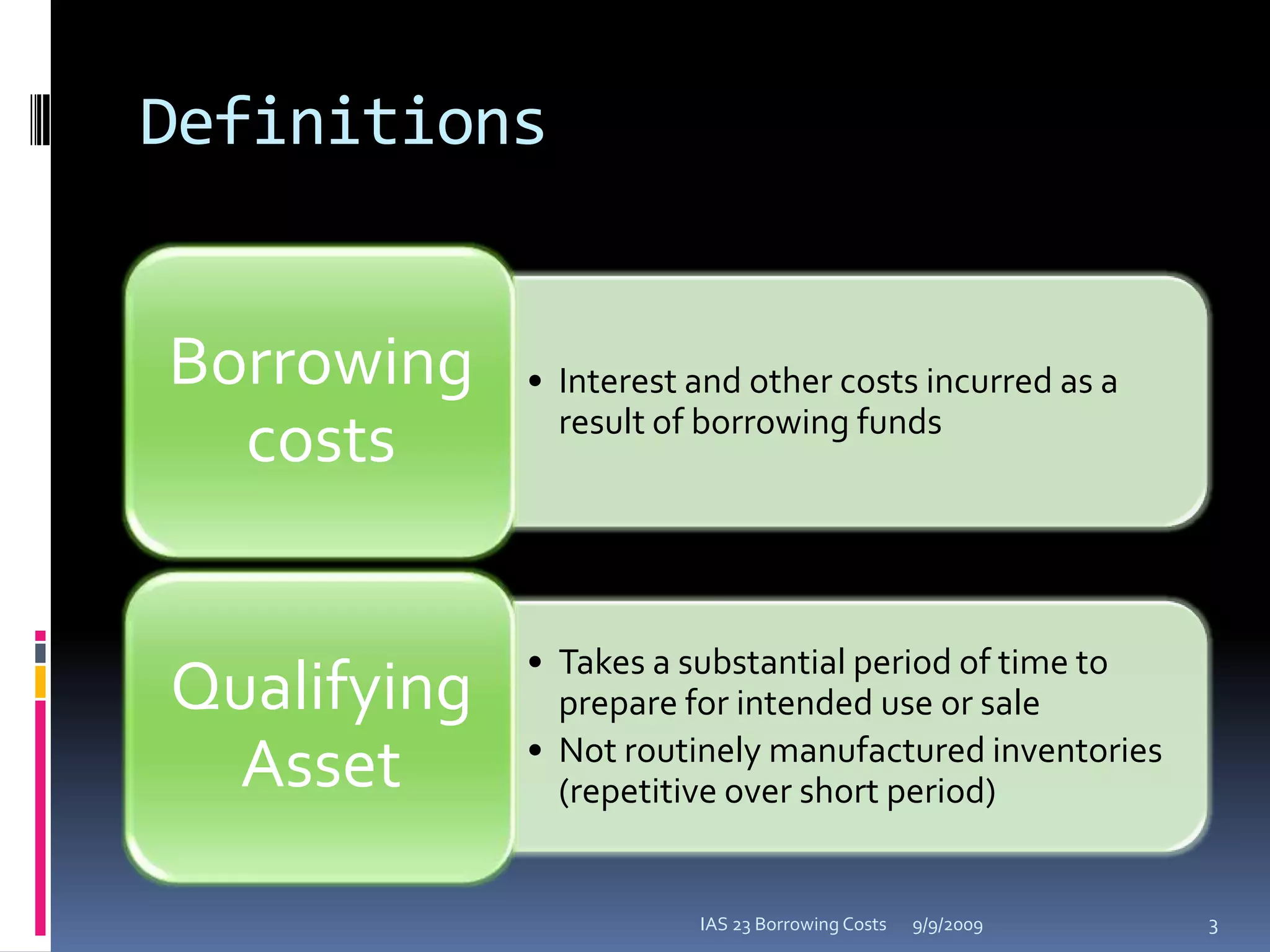 Ias 23 Borrowing Costs | PPTX