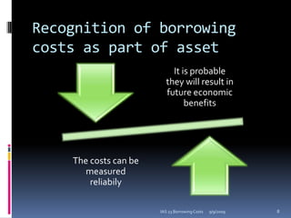 Ias 23 Borrowing Costs | PPTX