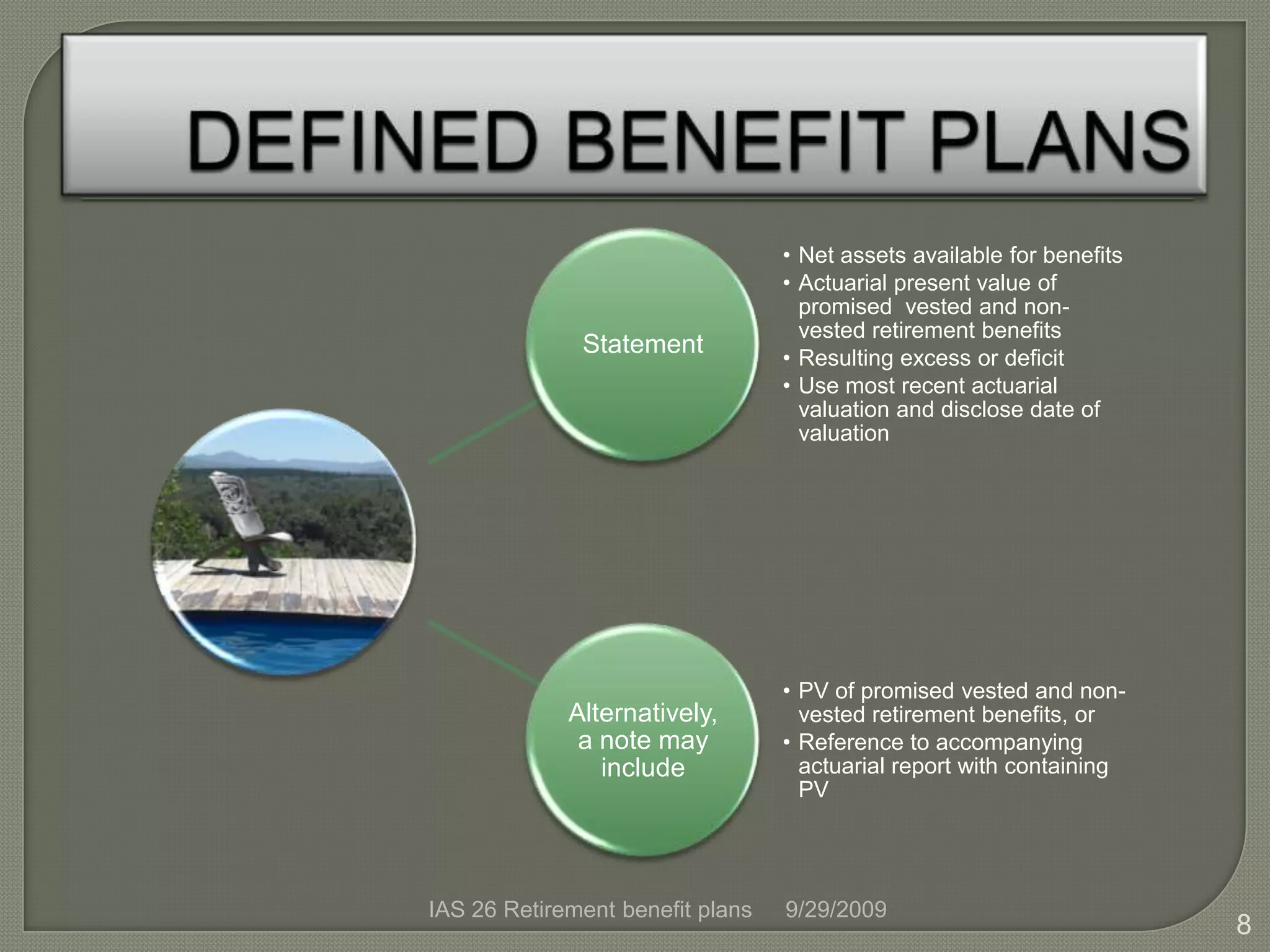 IAS 26 Retirement Benefit Plans | PPTX