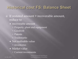 IAS 29 Financial Reporting In Hyperinflationary Economies | PPTX