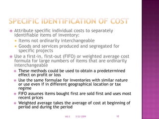 IAS 2 Inventories | PPTX