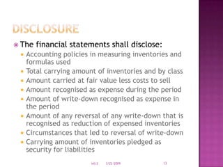 IAS 2 Inventories | PPTX