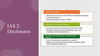 IAS 2 accounting Treatment for Inventories | PPTX