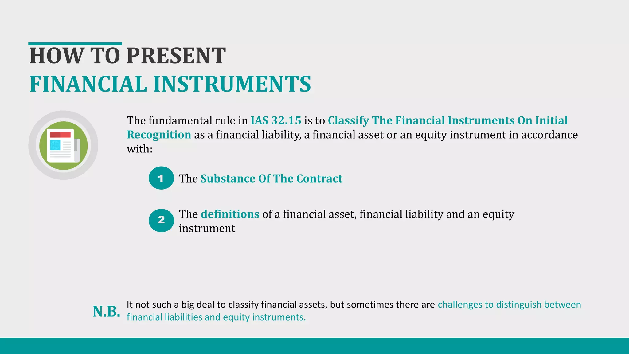 IAS 32: Presentation of Financial Instruments | PDF