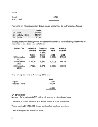 Ias 32 - compound financial instruments | PDF
