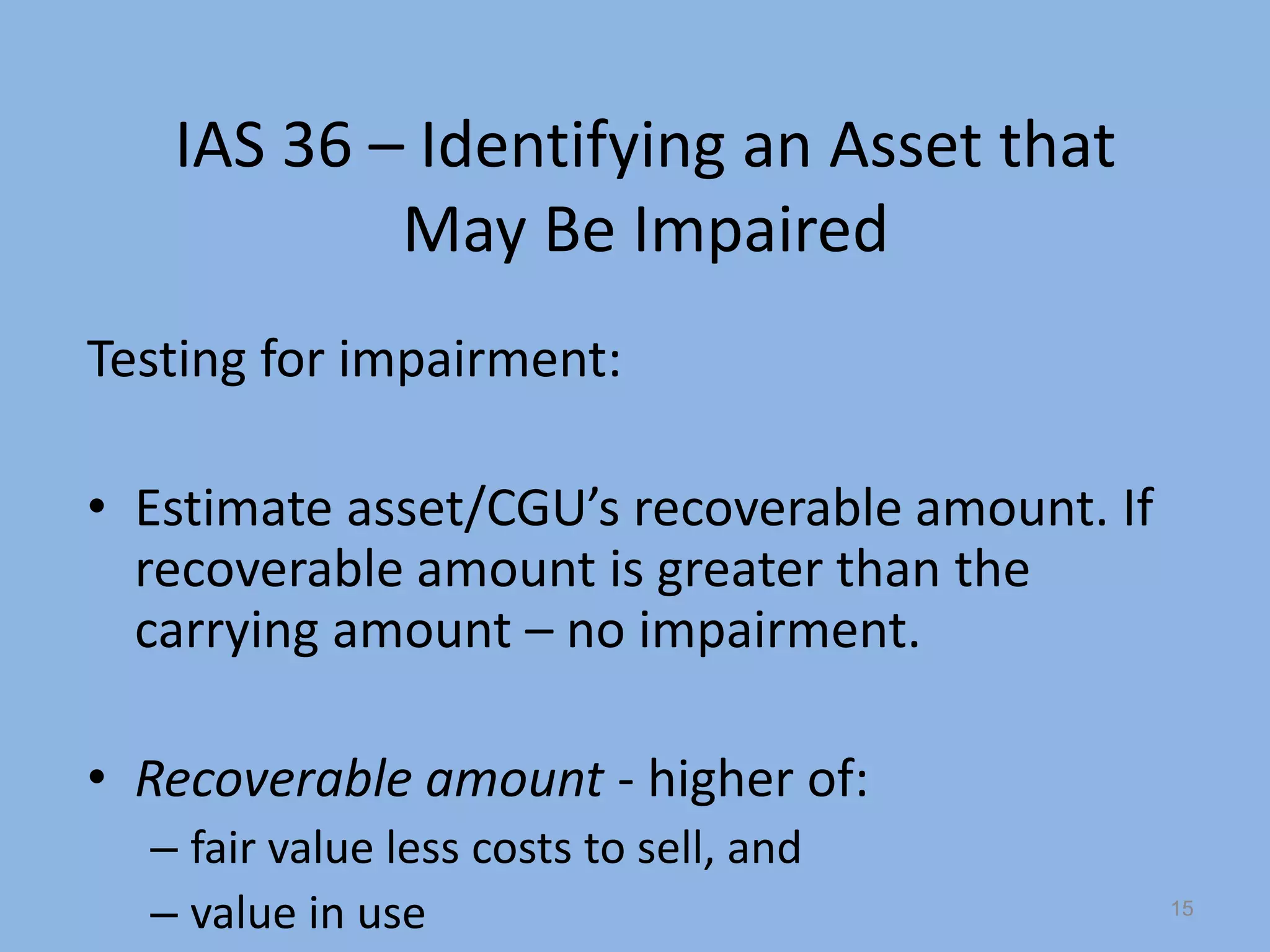Ias 36 | PPSX