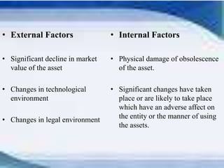 Ias 36 impairment of assets | PPTX