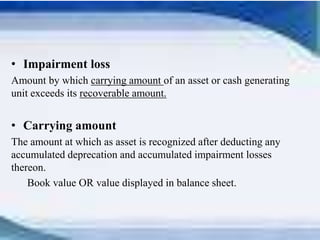 Ias 36 impairment of assets | PPTX