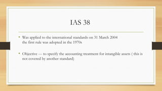 International Standard Accounting Number 38 | PPT