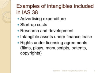 Ias 38 Intangible Assets (1) | PPT