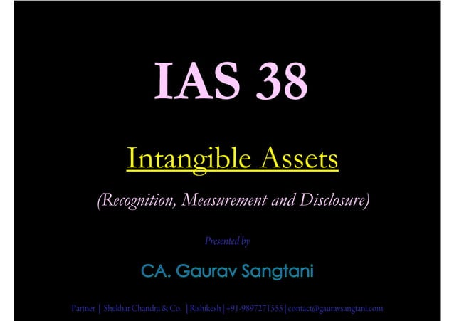 IAS 38 Intangible Assets | PDF | Stocks and Bonds | Personal Investing