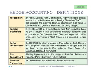 Ias 39 hedge accounting | PDF