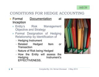 Ias 39 hedge accounting | PDF