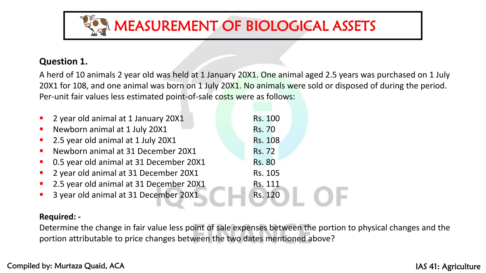 IAS 41 - Presentations.pdf for accouning purpose | PDF | Agriculture ...
