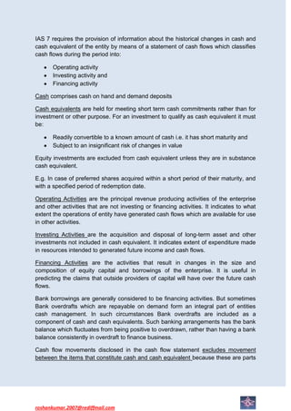 IAS 7 | DOCX | Stocks and Bonds | Personal Investing