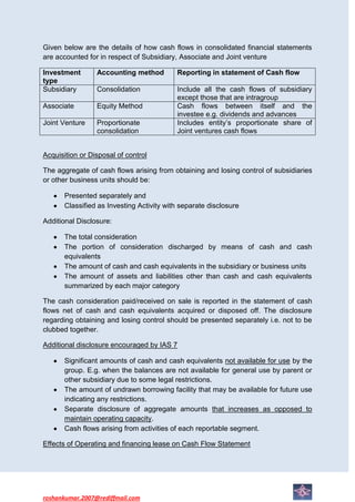 IAS 7 | DOCX | Stocks and Bonds | Personal Investing